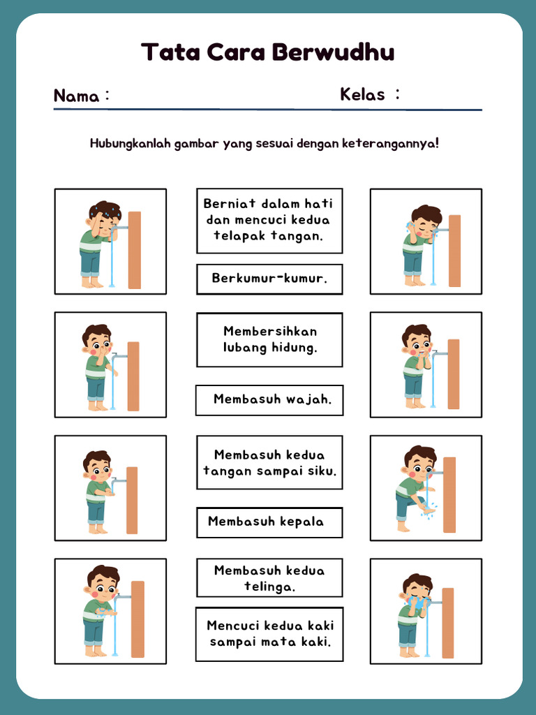 Tata Cara Berwudhu yang Benar | PDF