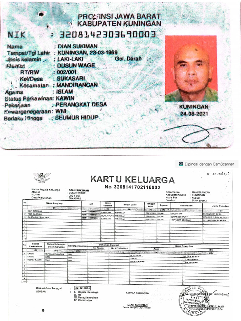 KTP Dian Sukiman | PDF