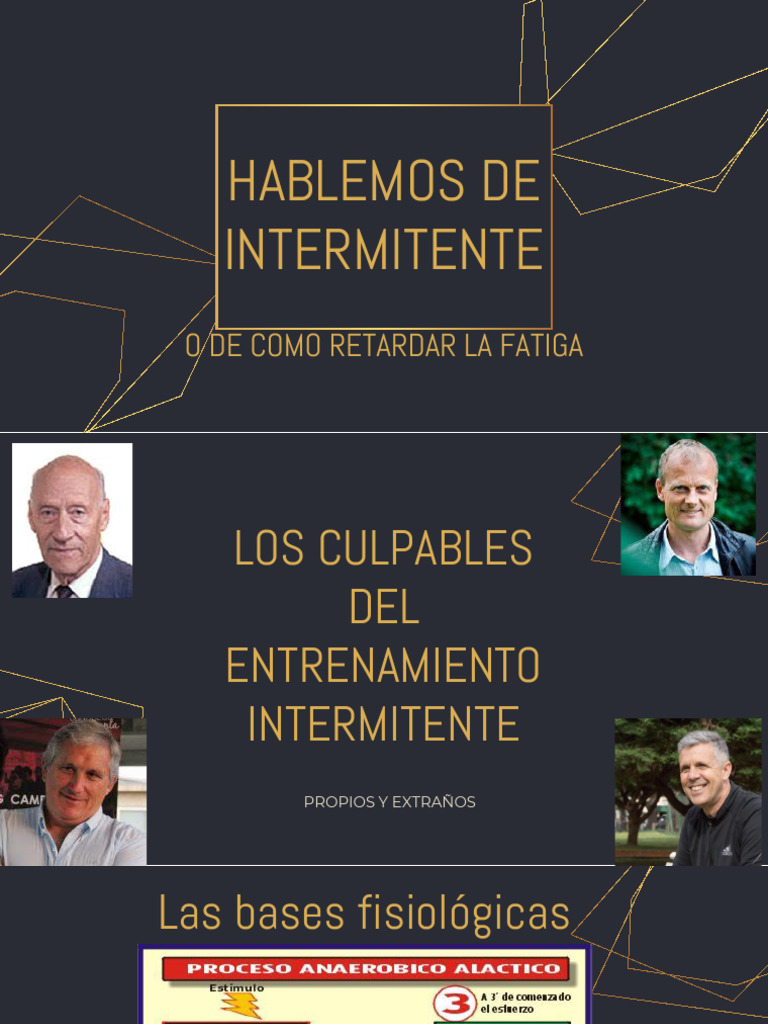 Entrenamiento Intermitente: Claves y Tipos | PDF | Determinantes de la ...