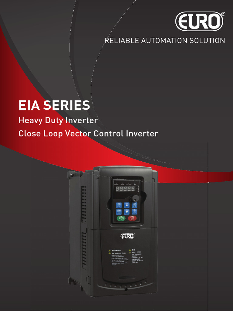 Eia Series Katalog | PDF | Electric Motor | Power Inverter