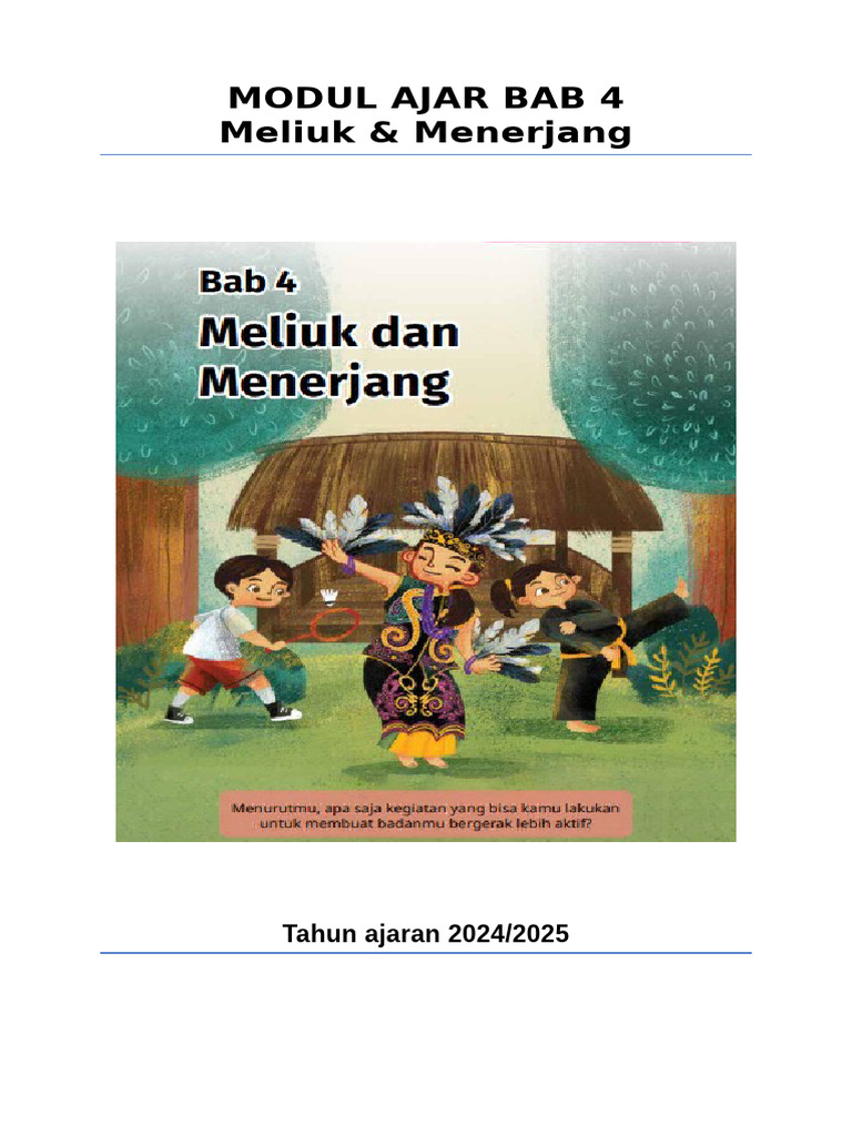 Modul Ajar Kelas 4: Meliuk & Menerjang | PDF