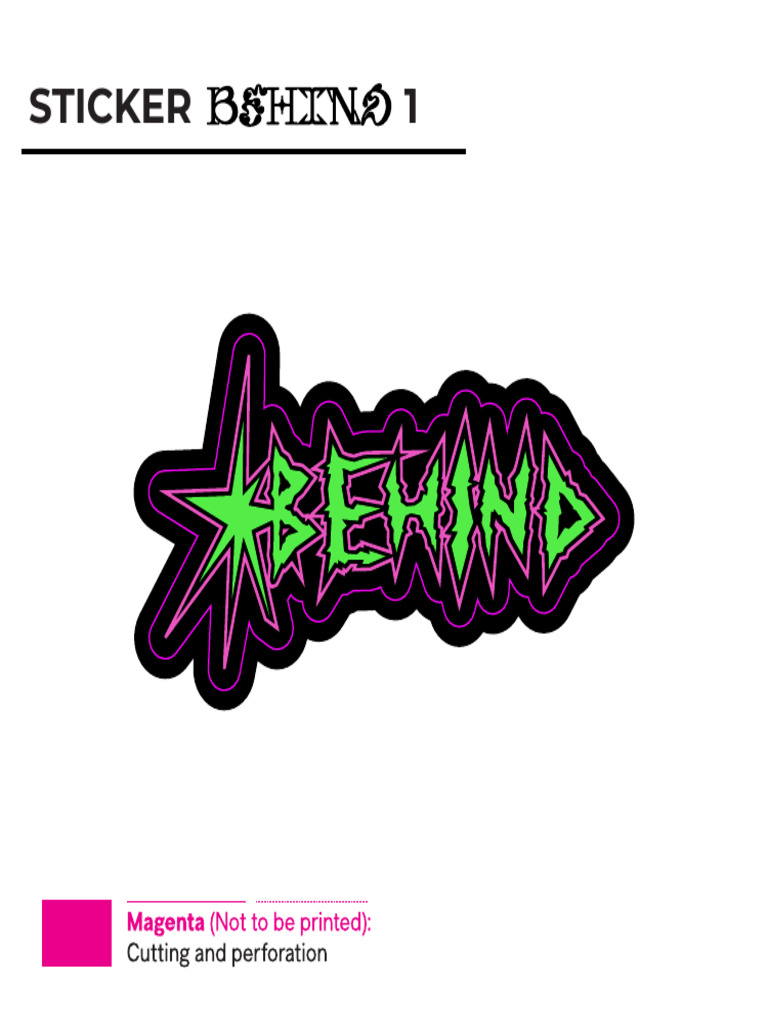 Sticker Behind | PDF