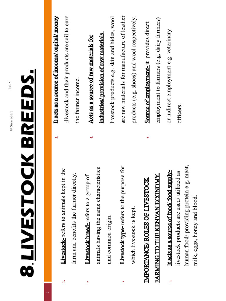 Introduction To Livestock Diseases | PDF