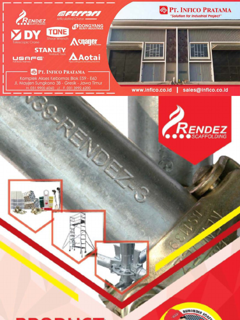 Rendez - Scaffolding System - Catalog Product Digital 2019 !!! | PDF