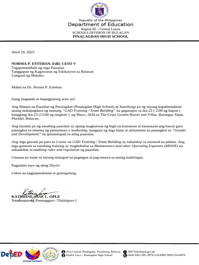 PERMIT-LETTER-TO-GAD-2025-part-2 | PDF