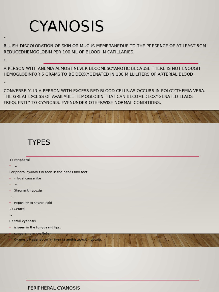 Cyanosis | PDF