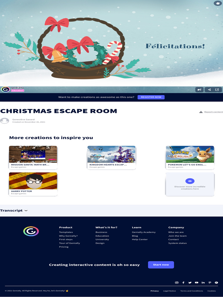 Christmas Escape Room | PDF