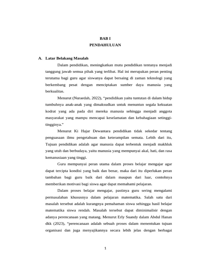 Laporan PTK Nurasyah Dalimunthe, S.PD | PDF