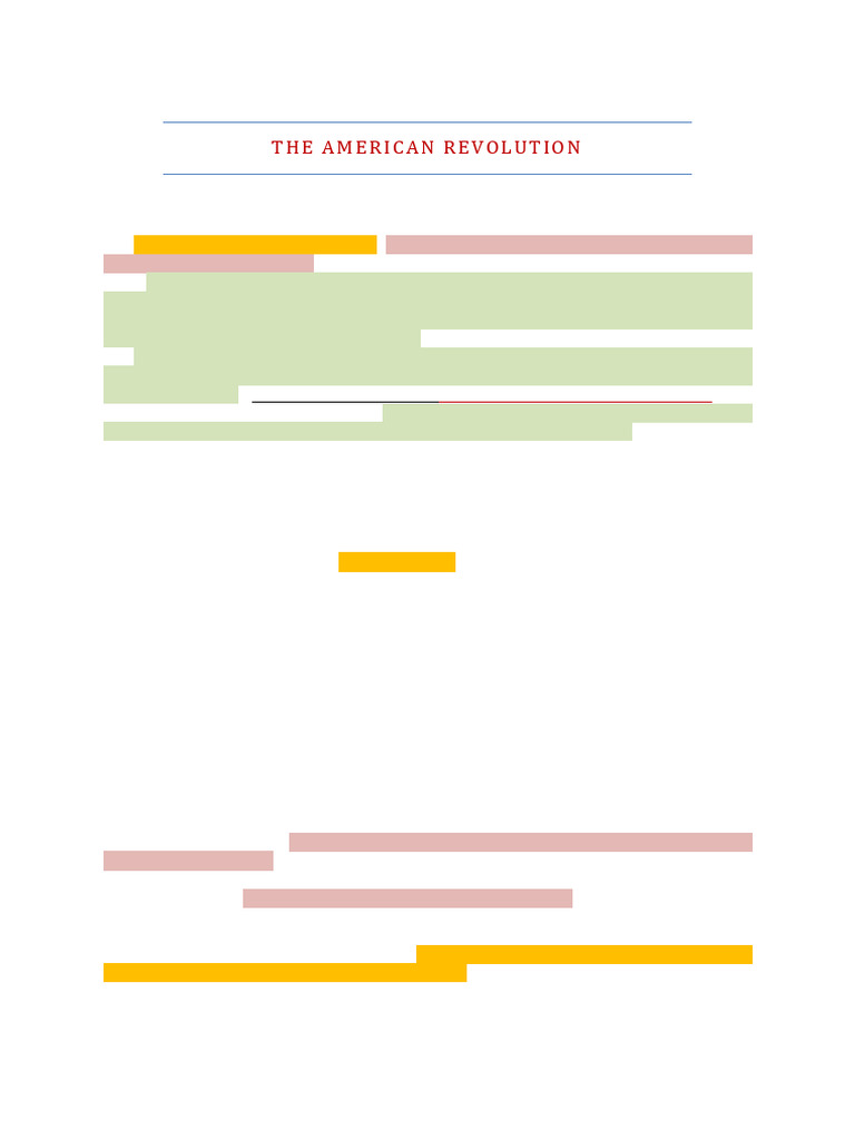 5 the American Revolution | PDF | George Washington | American Revolution