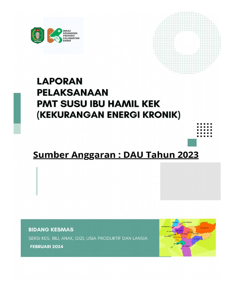 Evaluasi Pelaksanaan PMT Bumil Kek Th. 2023 | PDF