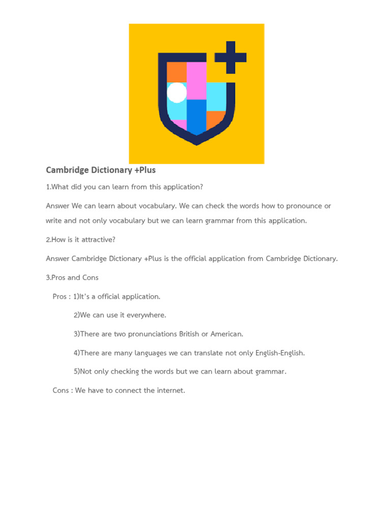 Interesting Application | PDF