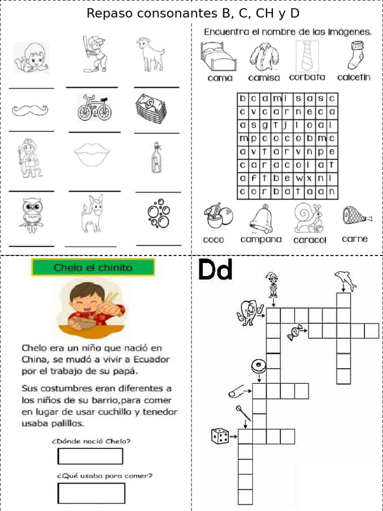 Repaso Consonantes | PDF