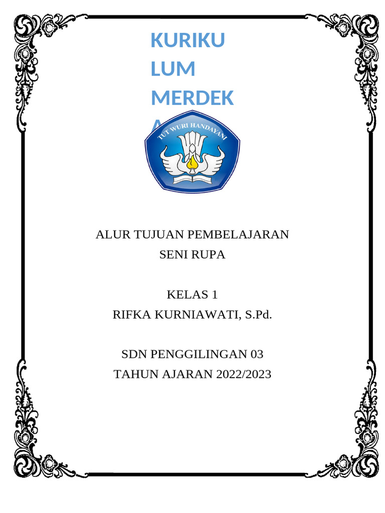 Cover Kurikulum Merdeka | PDF