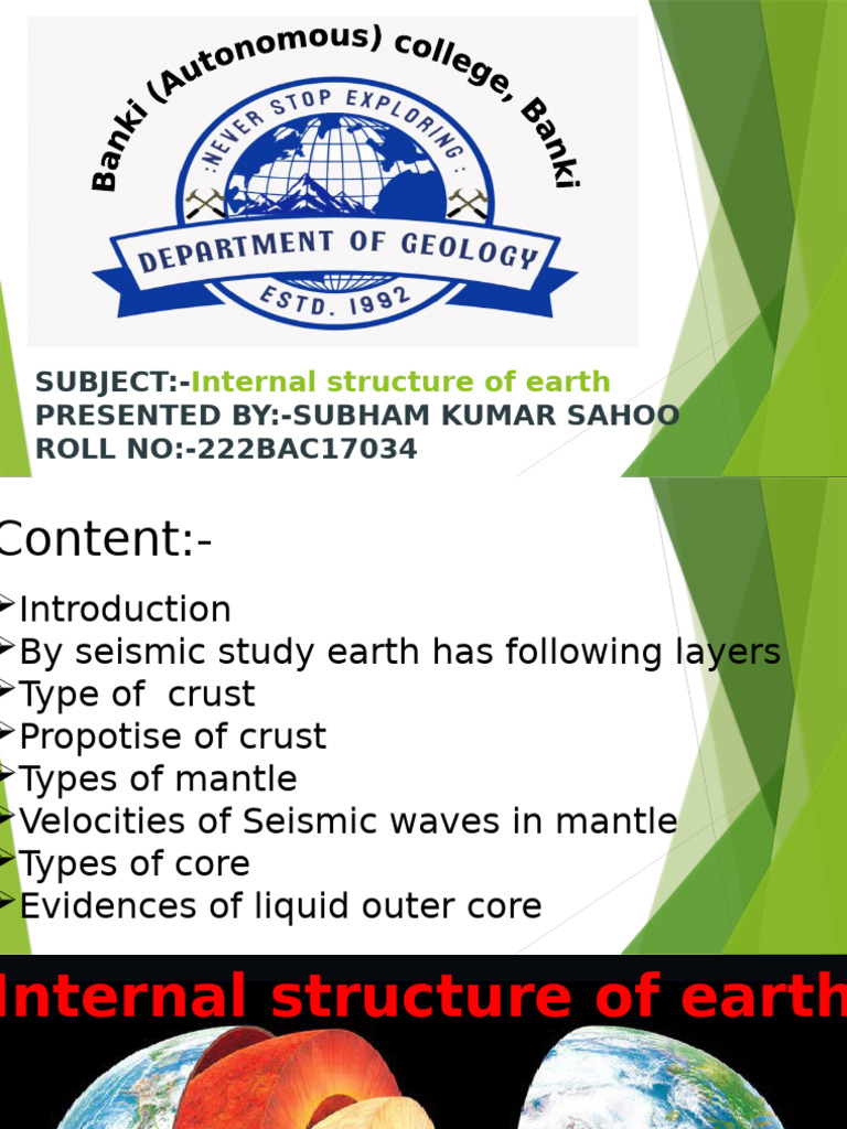 224BAC17034, Subham Kumar Nayak | PDF | Crust (Geology) | Tectonics