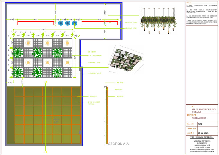 First Floor Ceiling Details | PDF
