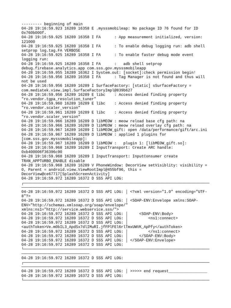 Sss Log 04 28 2025 19 16 59 | PDF | Computing | Software