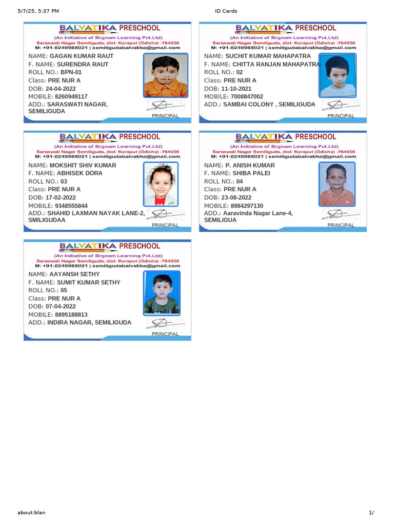 ID Cards | PDF