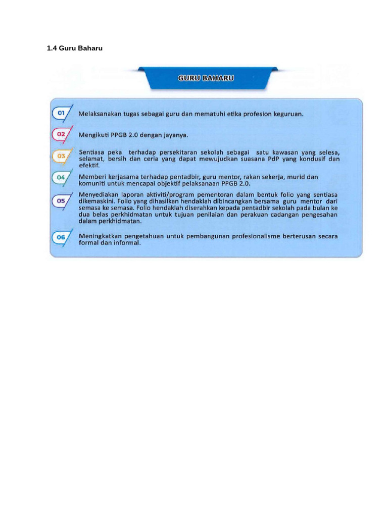 1.4 Guru Baharu | PDF