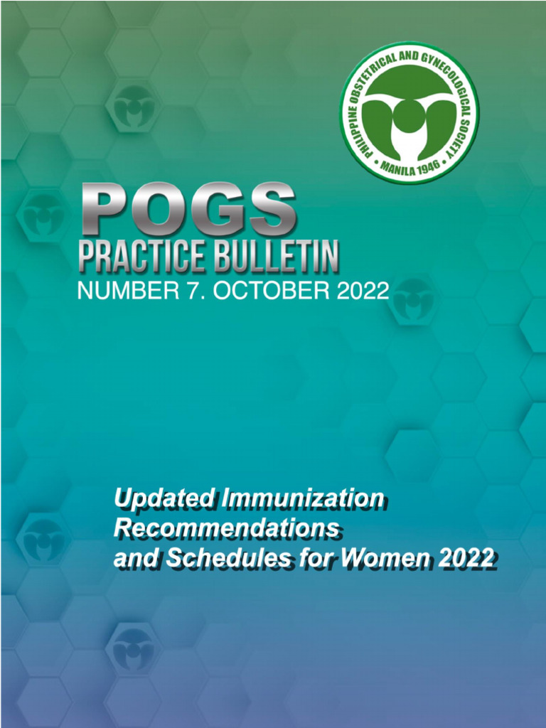 POGS PB 7 Vaccine Schedule | PDF | Vaccines | Immunology