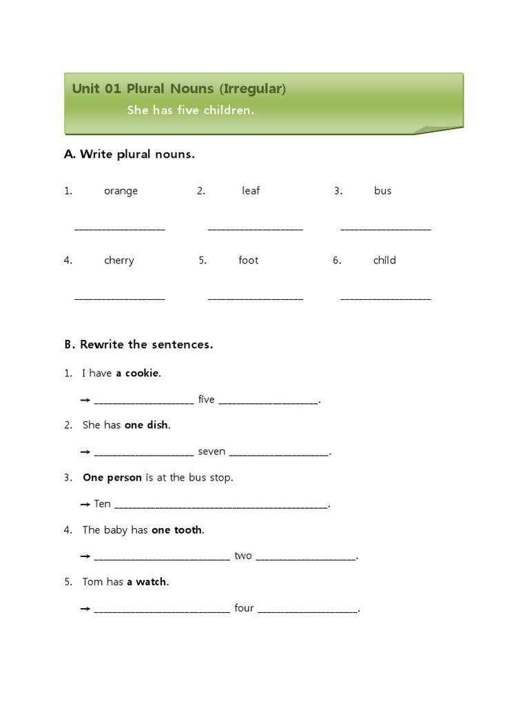 Grammar Picnic 2 Worksheet | PDF | Noun | Morphology