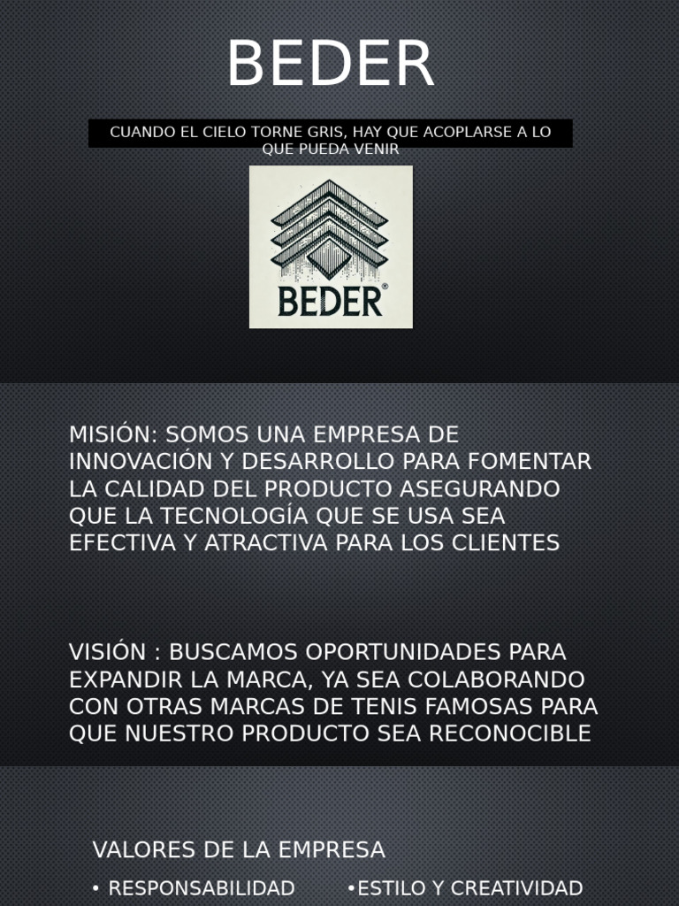 Presentación - PPTX BEDER | PDF