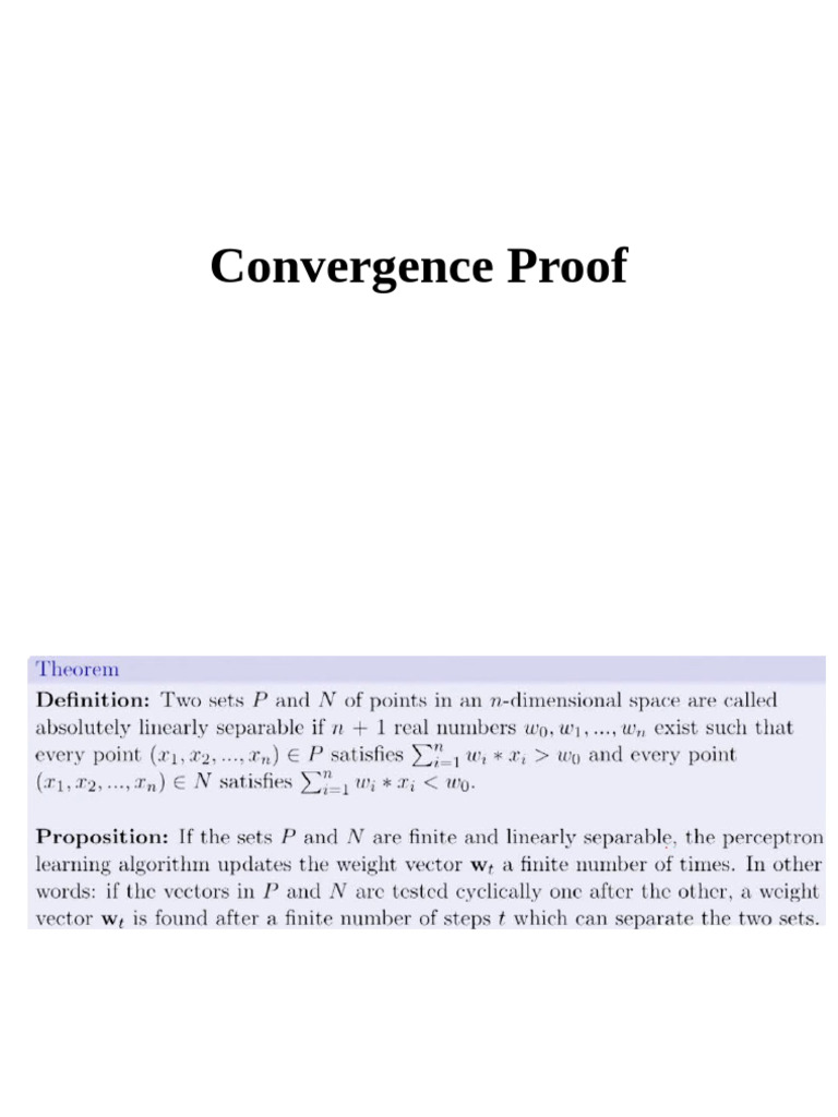 1.4 Convergence Proof | PDF