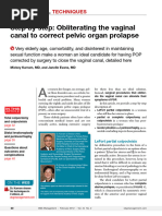 McCall Culdoplasty Procedure Overview | PDF | Vagina | Surgical Specialties