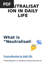 Everyday Neutralization Examples | PDF