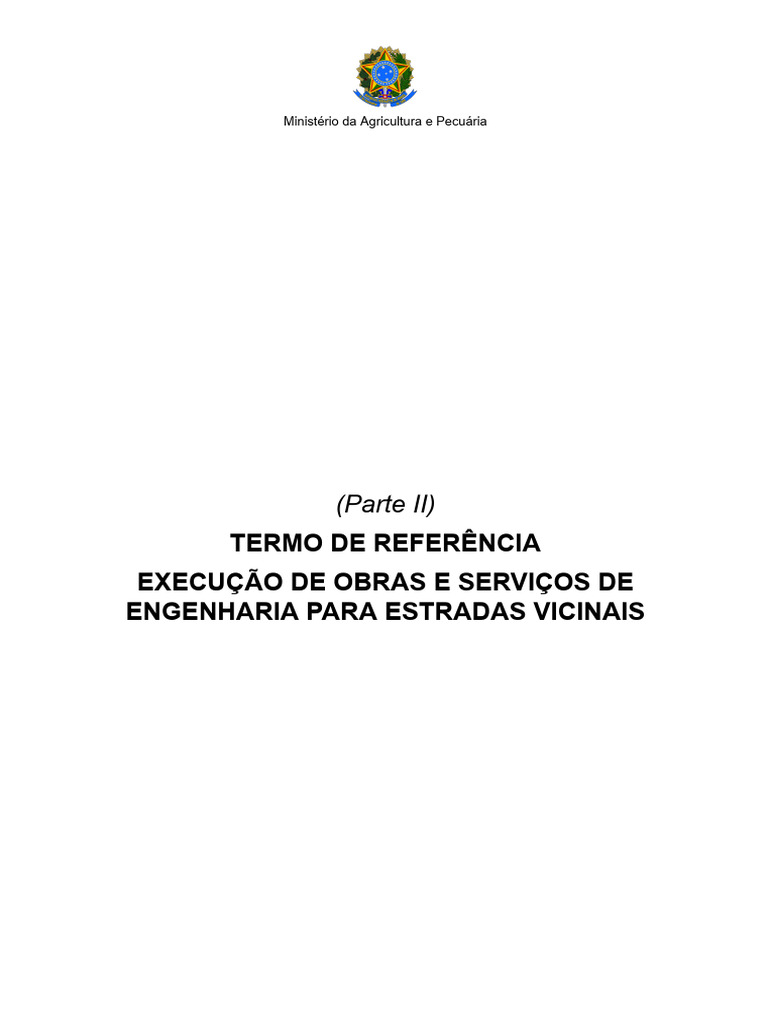 GND 3 - Modelo - Termo de Referência - Parte II | PDF