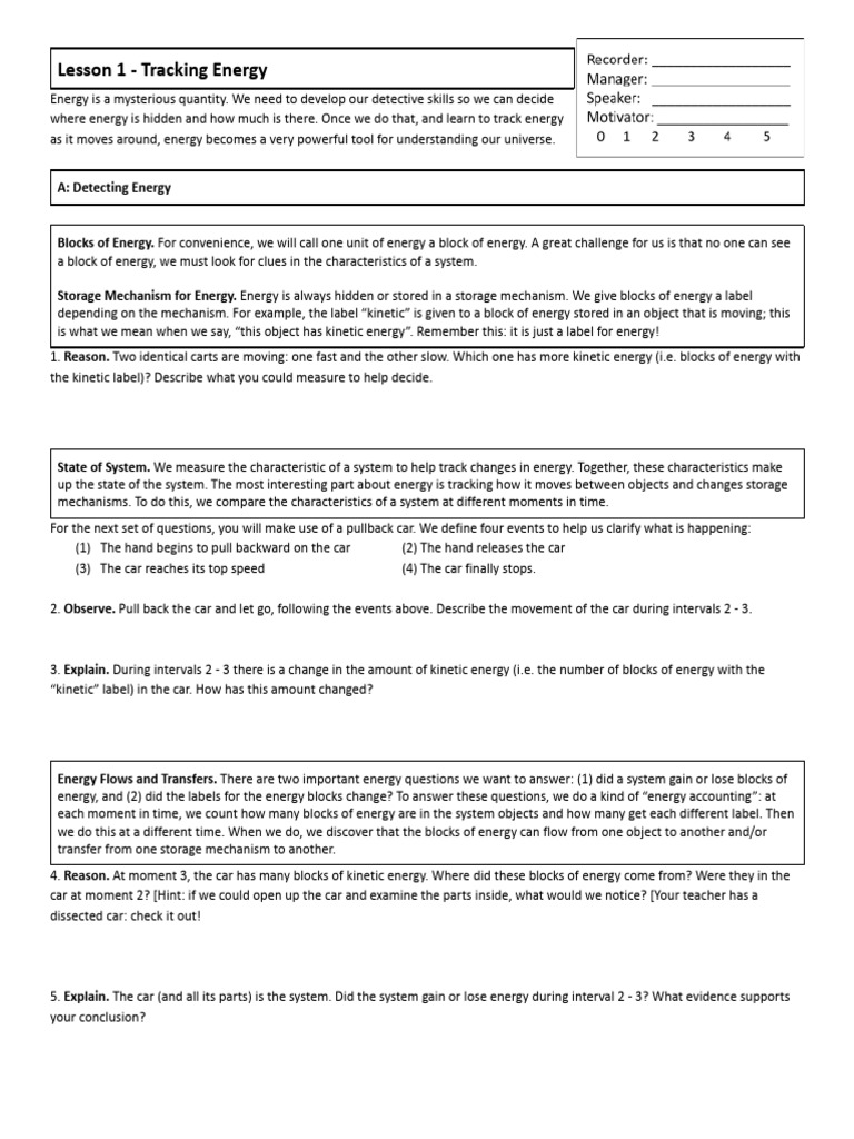 Energy Tracking and Flow Dynamics | PDF | Kinetic Energy | Physical ...