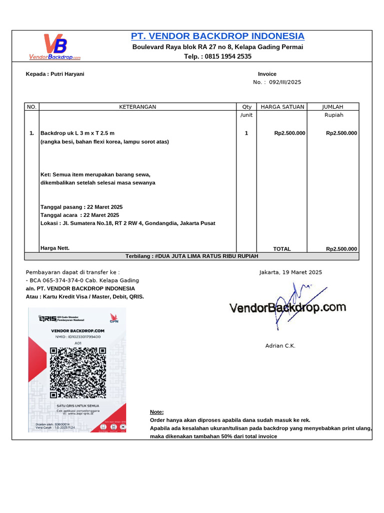 invoice backdrop | PDF