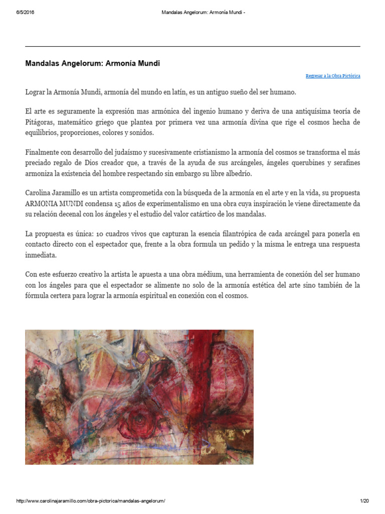 Mandalas Angelorum - Armonía Mundi | PDF | Divina Comedia | Amor