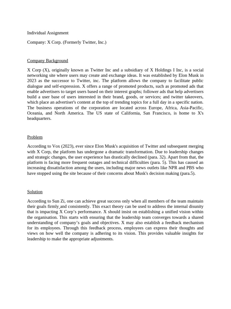 Individual Assignmen1 | PDF