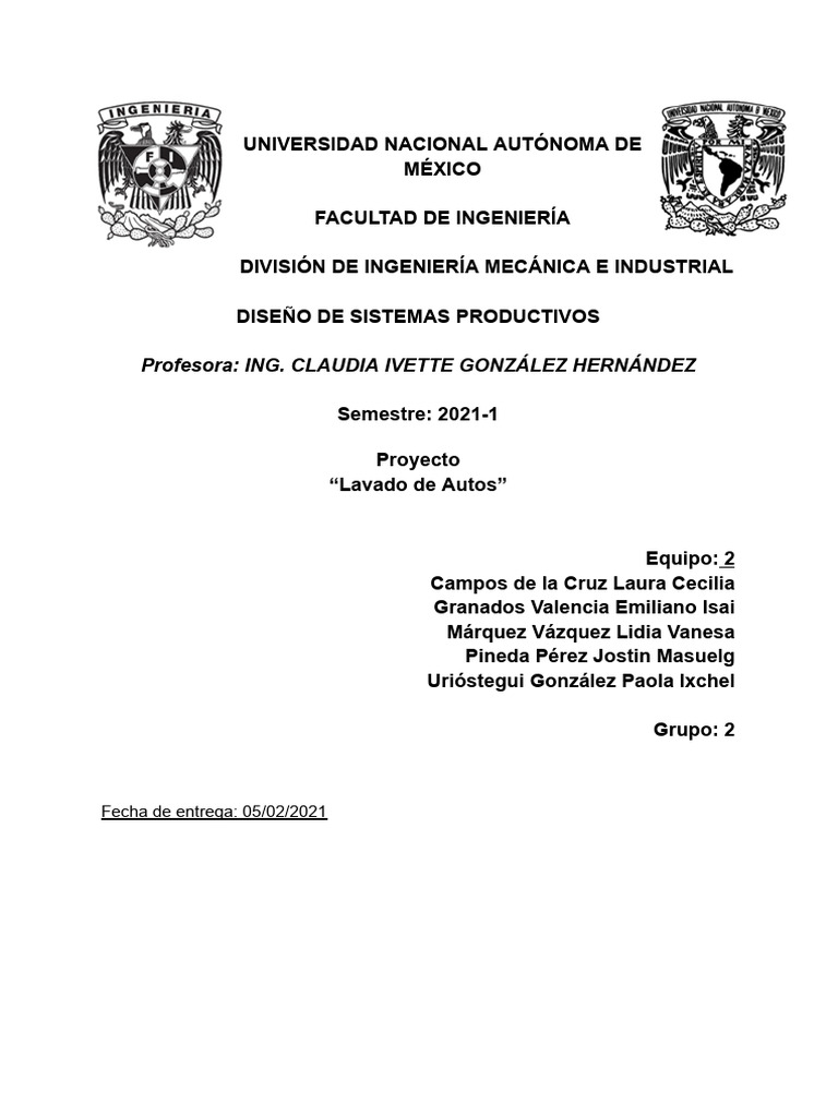 ProyectoFinal DSP | PDF | Lean Manufacturing | Business