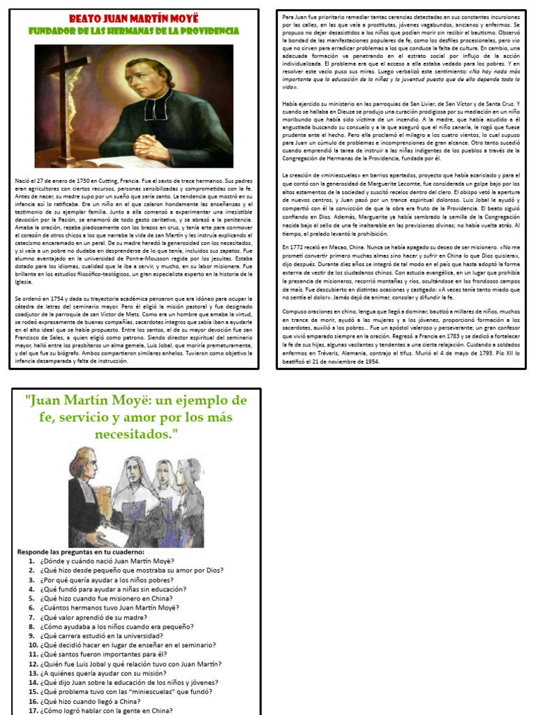 Beato Juan Martín Moye | PDF