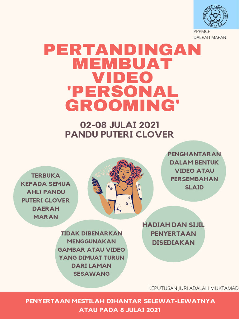 PERTANDINGAN MEMBUAT VIDEO 'PERSONAL GROOMING' | PDF