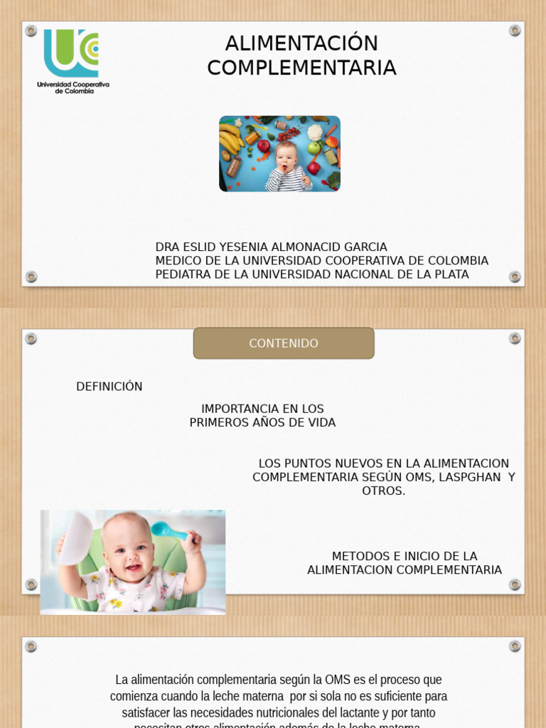 Clase 2 Alimentacion Complementaria | PDF | Alimentos | La leche materna