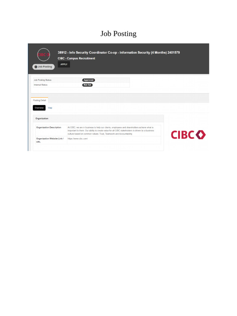 Job Posting | PDF