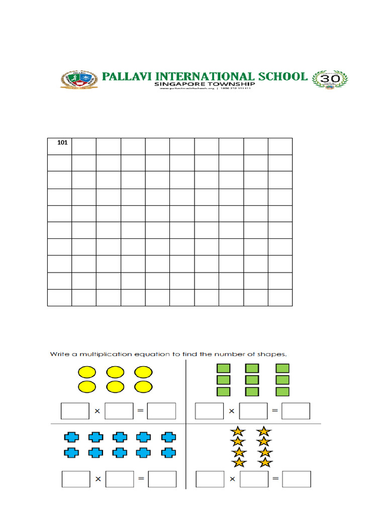 Grade 3 Multiplication Worksheet | PDF