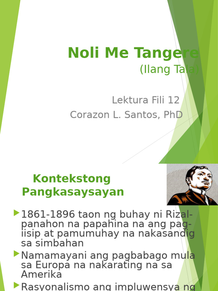 Lektura Noli Me Tangere | PDF