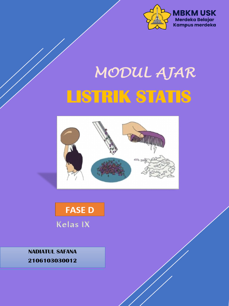 Modul Ajar Listrik Statis Kelas 9 | PDF