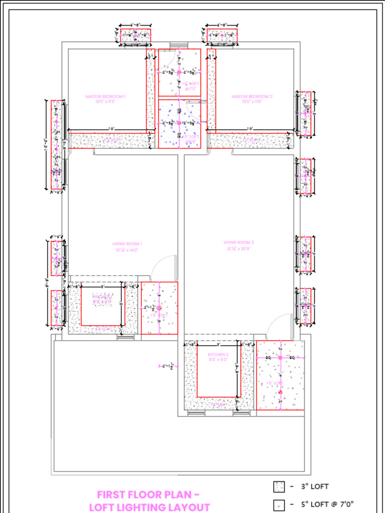 26-04-2025 MLR FF Loft Lighting Layout | PDF
