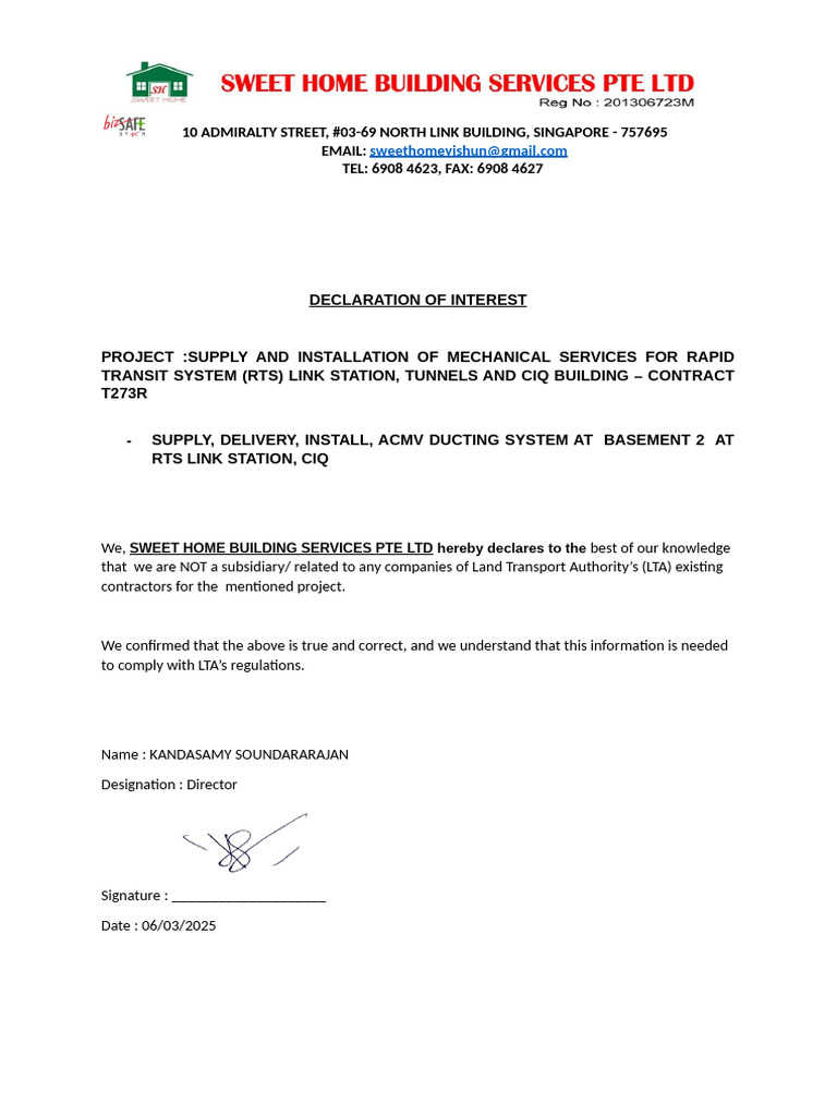 C.6i Declaration of Interest | PDF