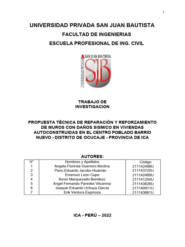 pc4 - Metodologia - Final | PDF | Albañilería | Materiales de construcción