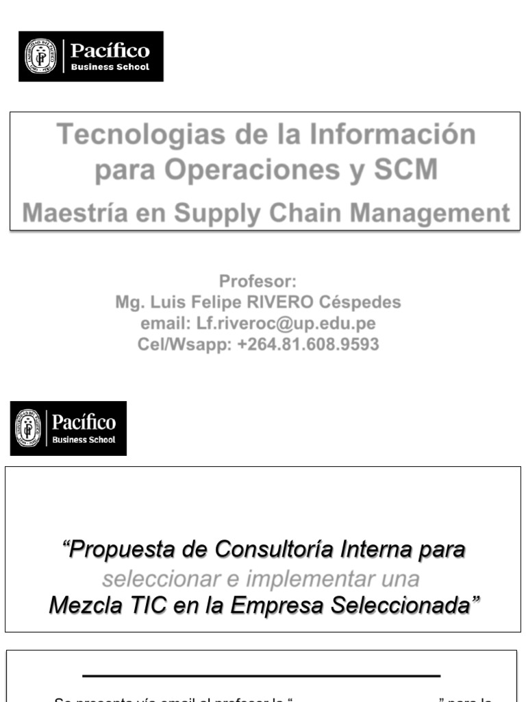 04 TAF P1 Instrucciones Generales para Desarrollo TAF GIT MSCM 17 | PDF | Cadena de suministro ...