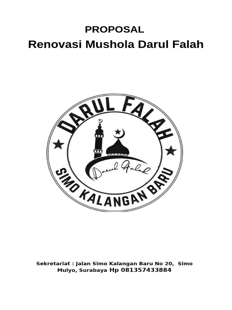 PROPOSAL RENOVASI MUSHOLLA | PDF