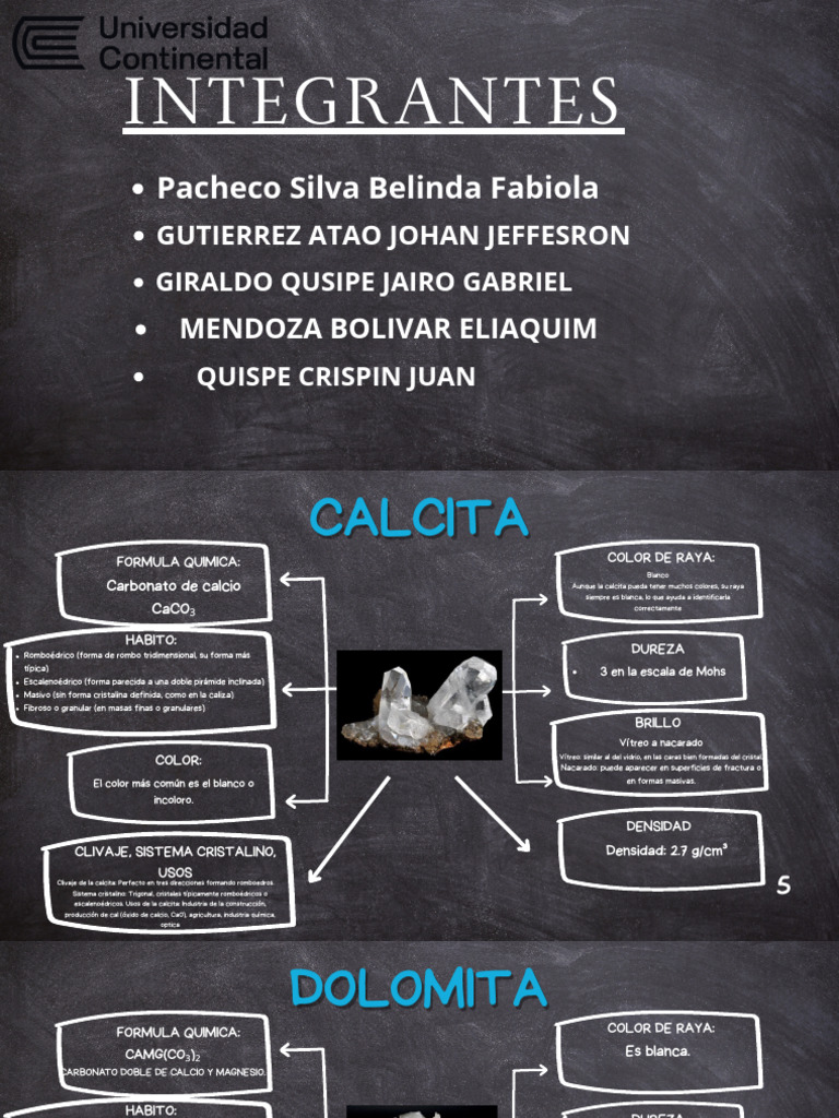 Texto Del Párrafo | PDF | Calcita | Minerales
