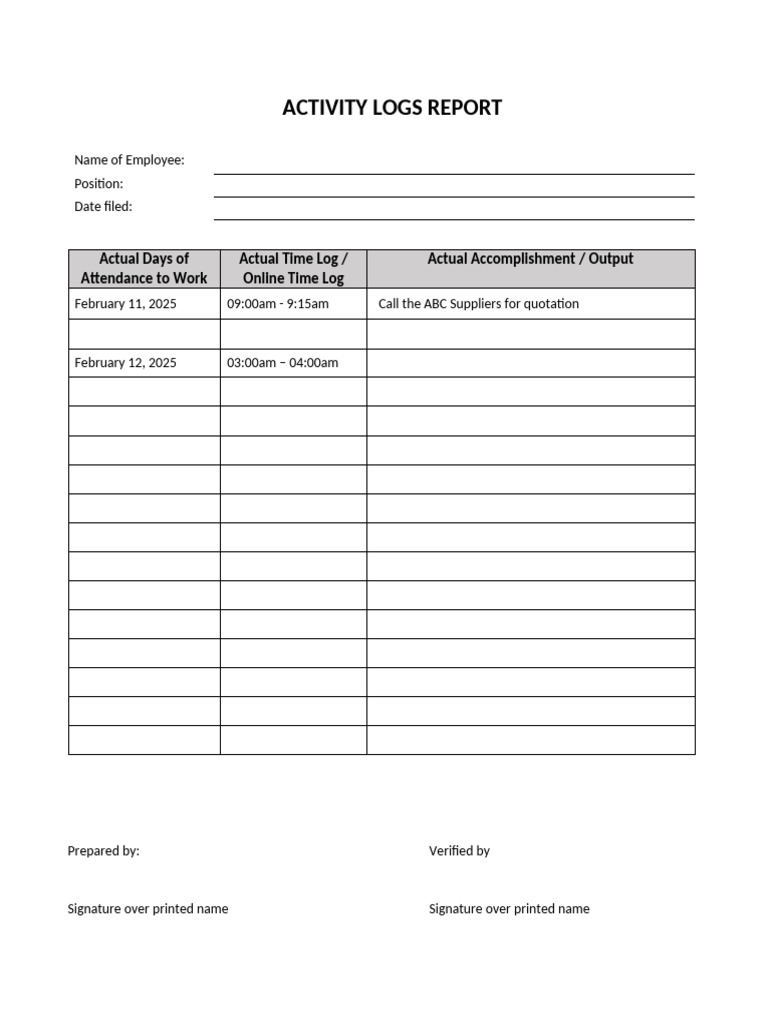 LTT HR Form AccomplishmentReport | PDF