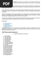 100 Two-Word English Phrases | PDF