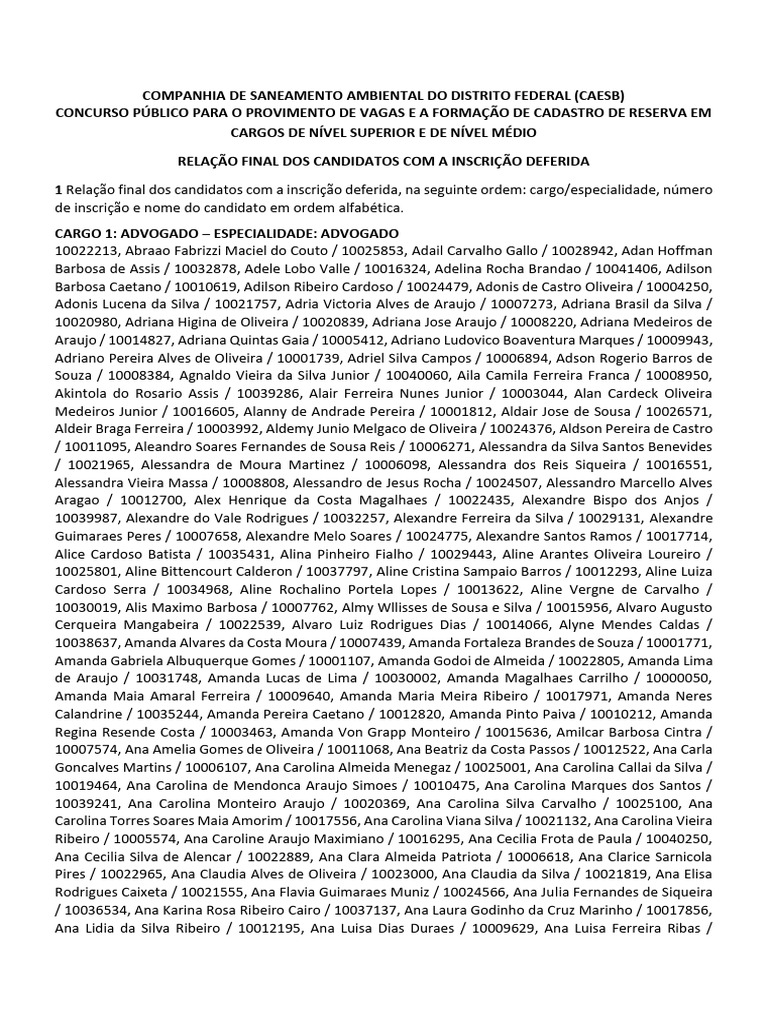 CAESB 24 Rel Final Inc PCD Hipo Neg | PDF